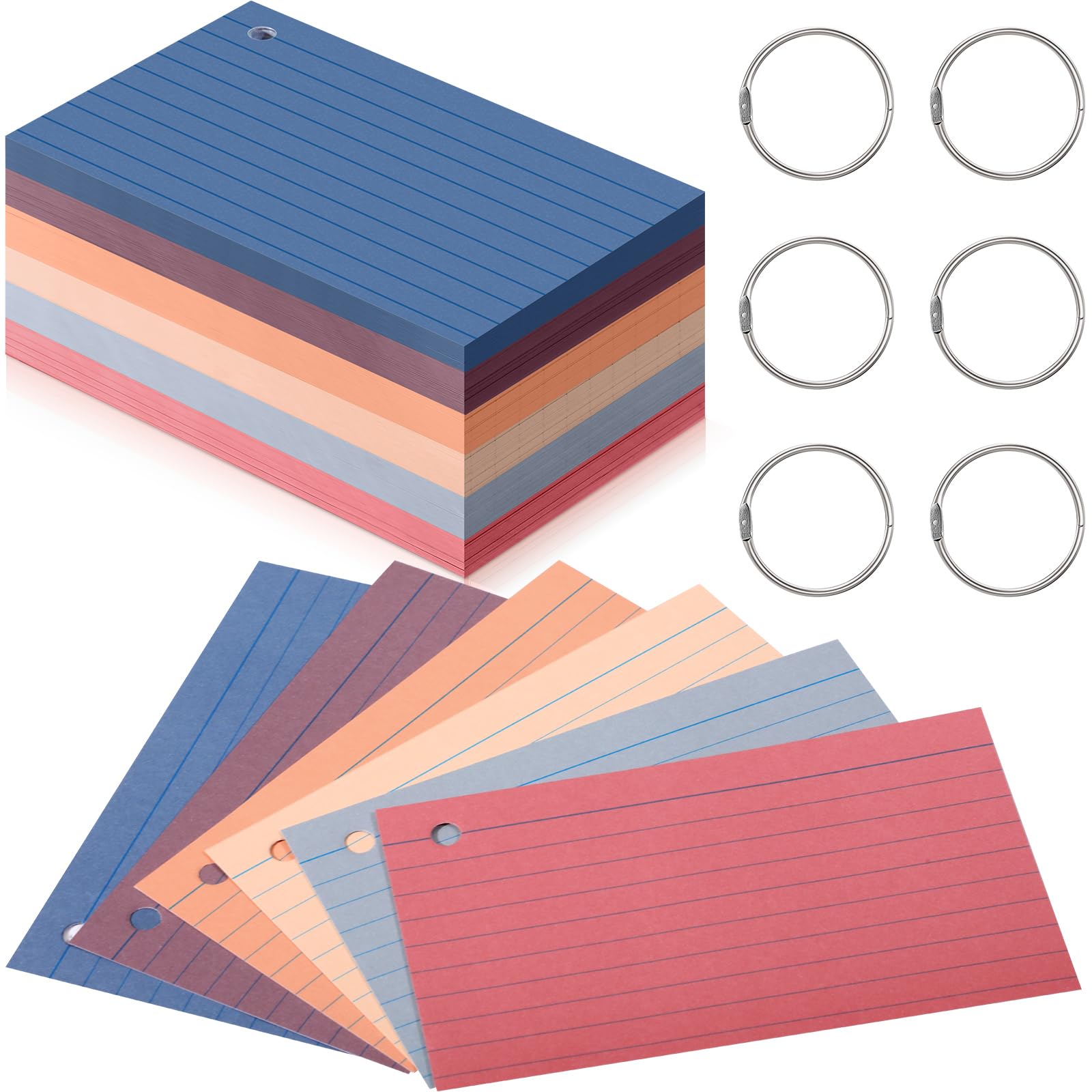 Amazon.com : Epakh 300 Pieces Back to School Index Cards 180 GSM Thick ...