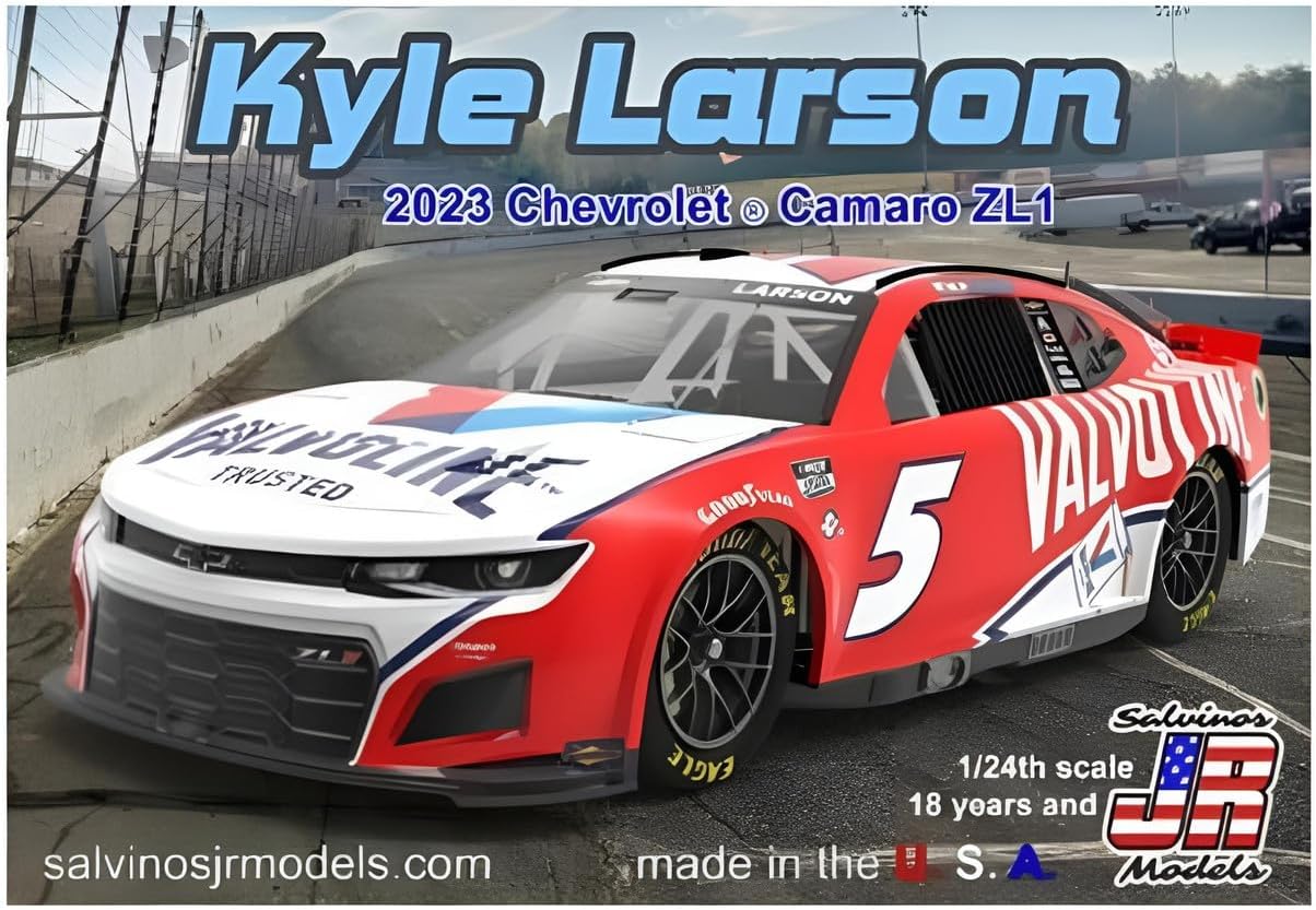 Salvinos JR Kyle Larson 2023 VAL – Kit de coche de plástico para ...
