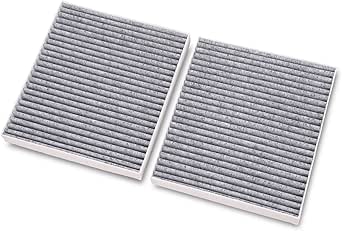 Amazon.com: TOPAZ 2Pcs Cabin Air Filter with Activated Carbon ...