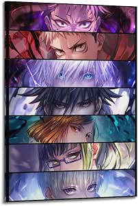 Art Jjk Anime Canvas Poster Poster Canvas Painting Wall Art Picture ...