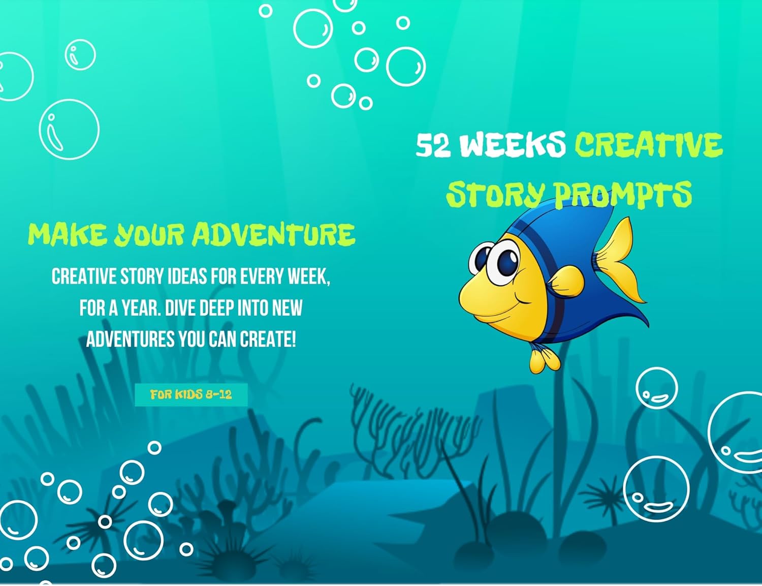 Creative Writing Prompts for Kids: 52 Weeks Writing Workbook - Story ...