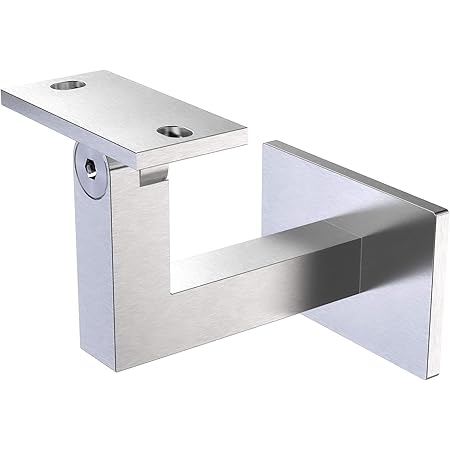 Amazon.com: 2 x 304 Stainless Adjustable Handrail Brackets, 3TO Heavy ...
