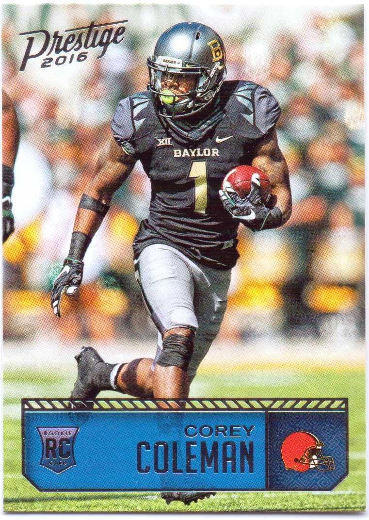 Amazon.com: Corey Coleman 2016 Prestige Rookie #238 - Cleveland Browns ...
