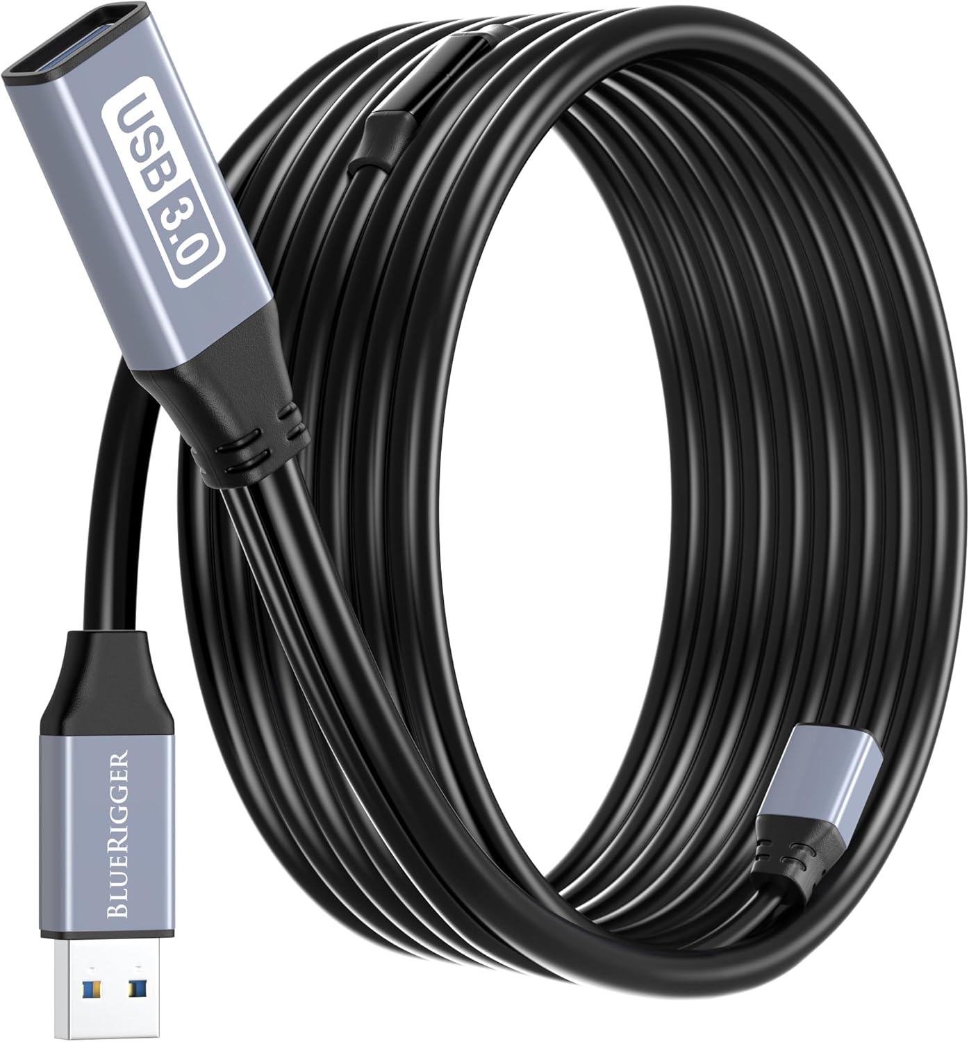 Amazon.com: BlueRigger USB 3.0 Extension Cable (50FT, Active, 5 Gbps ...