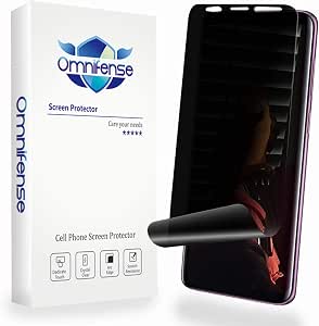 Amazon.com: Omnifense Galaxy S9 Screen Protector Privacy, 2-Way Anti ...