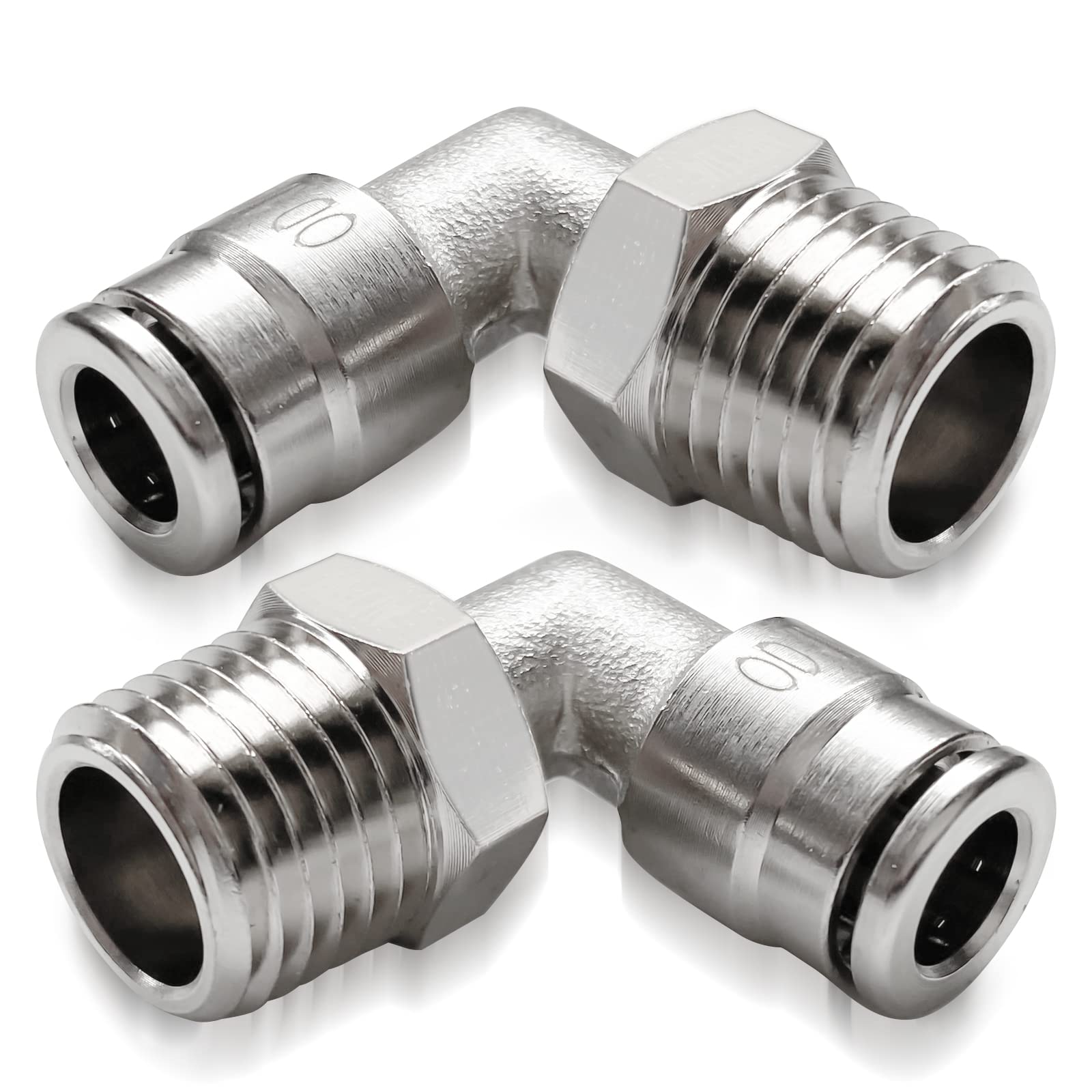 Snapklik.com : KEIYSHOLCK Brass Male Elbow, 1/4" Tube OD X 1/4" NPT ...