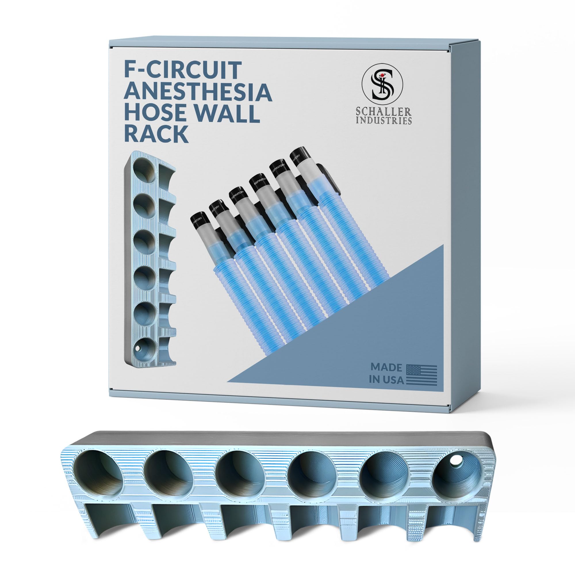 Amazon.com: F Circuit Anesthesia Hose Wall Rack – Holds 6 F Circuits ...