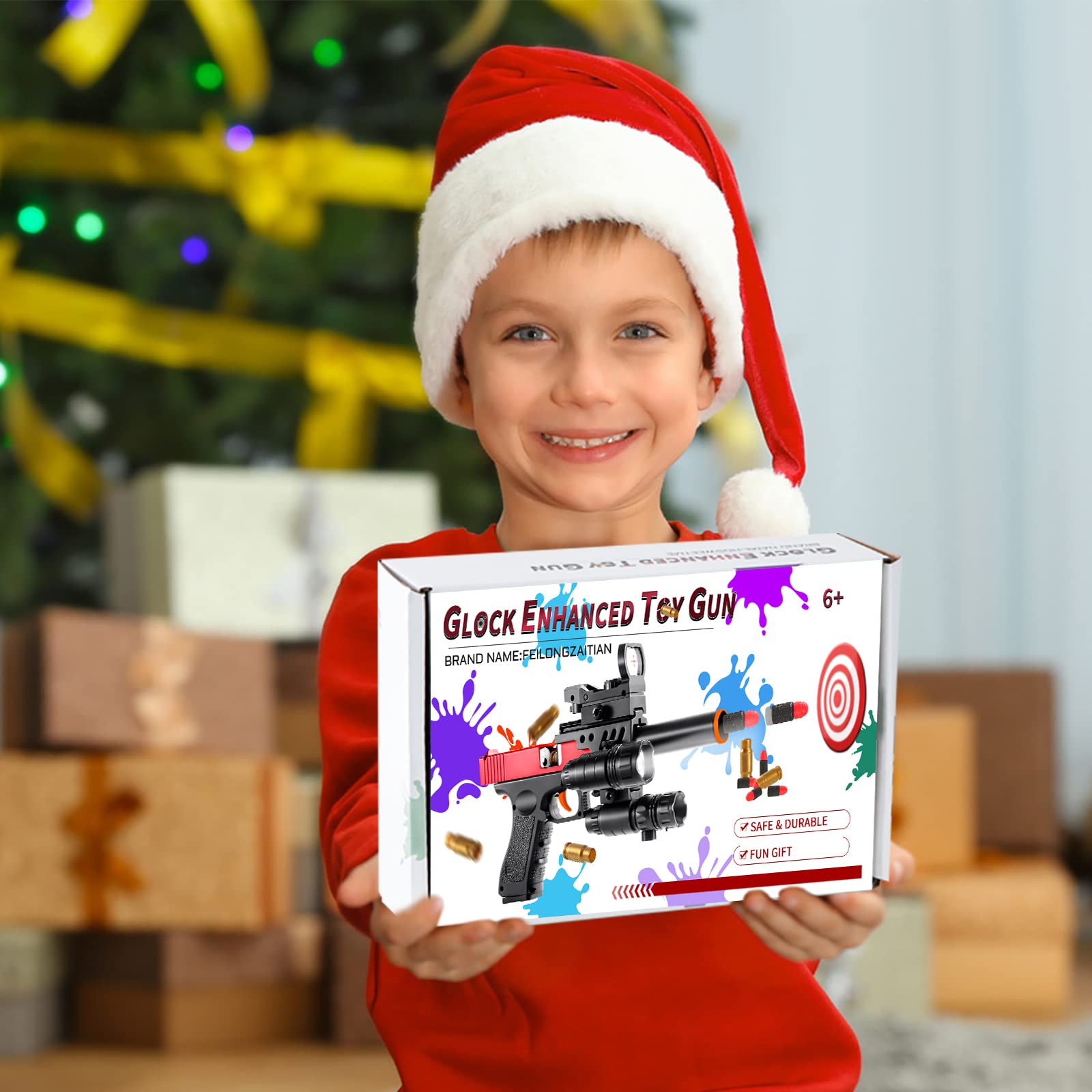 Toy Gun, Foam Blaster, Shooting with Foam Bullets, is a Toy to Exercise ...