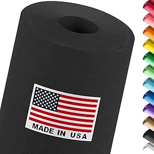 Amazon.com: Paclord 18" x 1200" (100 ft) Black Construction Paper Roll ...