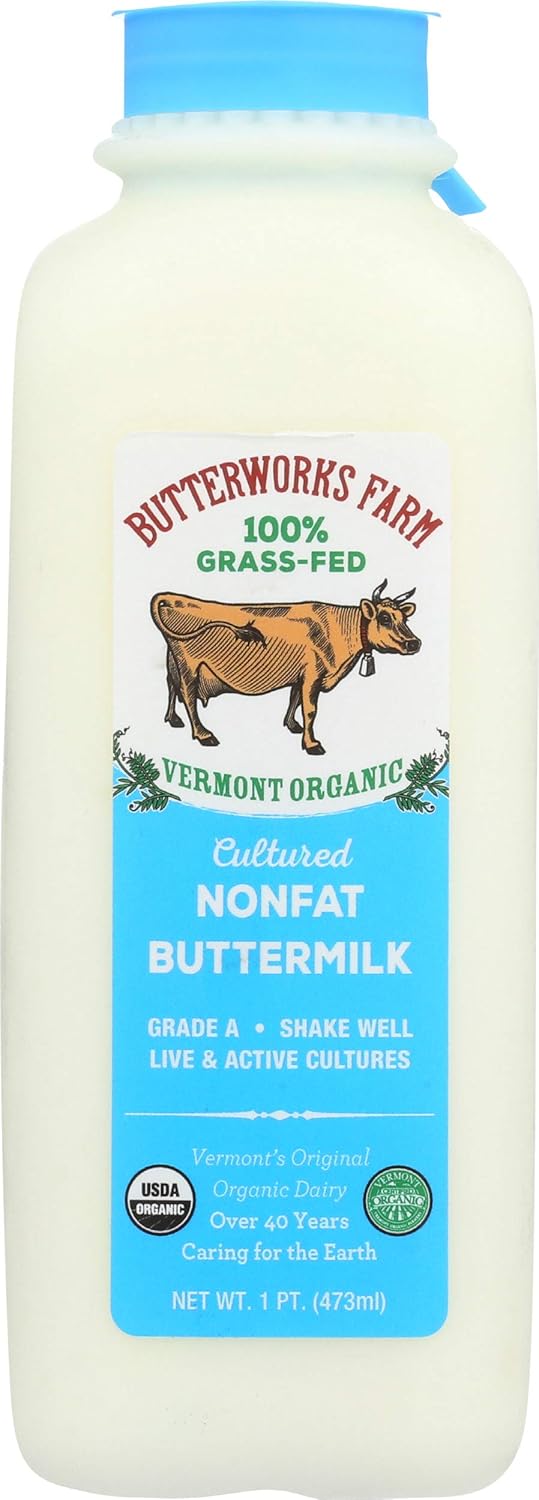Amazon.com: Butterworks Farms, Buttermilk Cultured Organic, 16 Fl Oz ...