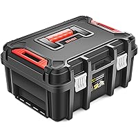DNA MOTORING Tool Box Lockable Organizer Storage Toolbox