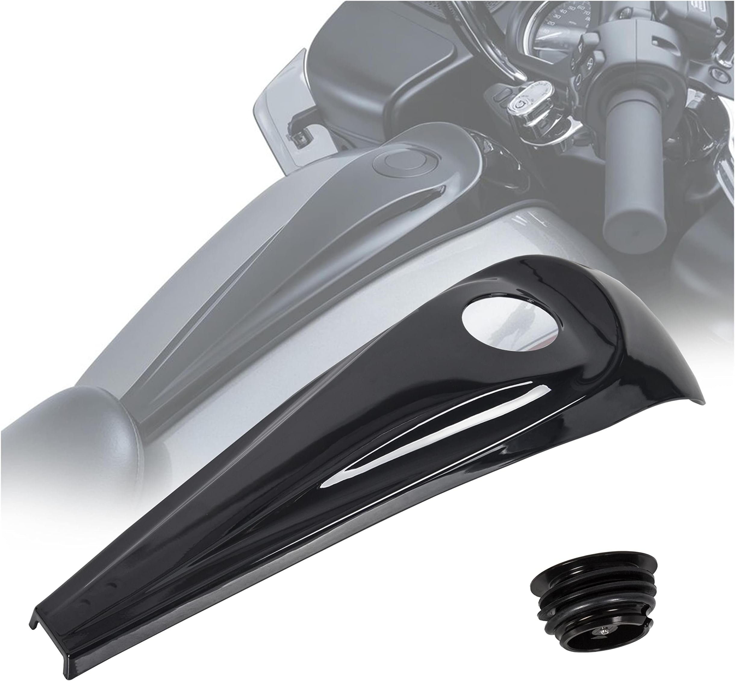 Amazon.com: XMMT Gloss Black Smooth Dash Oil Fuel Console with Tank Gas ...