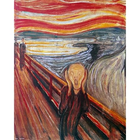 Amazon.com: The Scream. Edward Munch. Art Print Poster (16X20): Posters ...