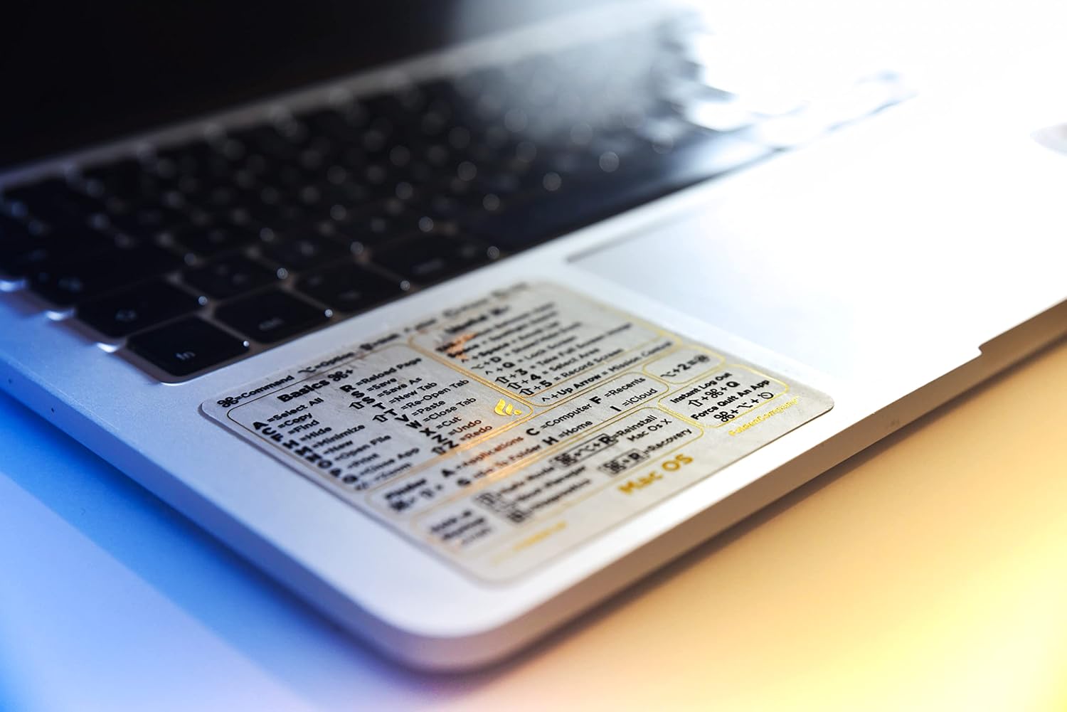 Buy Premium Mac OS Keyboard Shortcut Sticker, Compatible With All ...