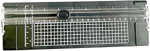 Amazon.com : A4 Black 10.5 Inch x 3.5 Inch Paper Cutter for Cutting ...