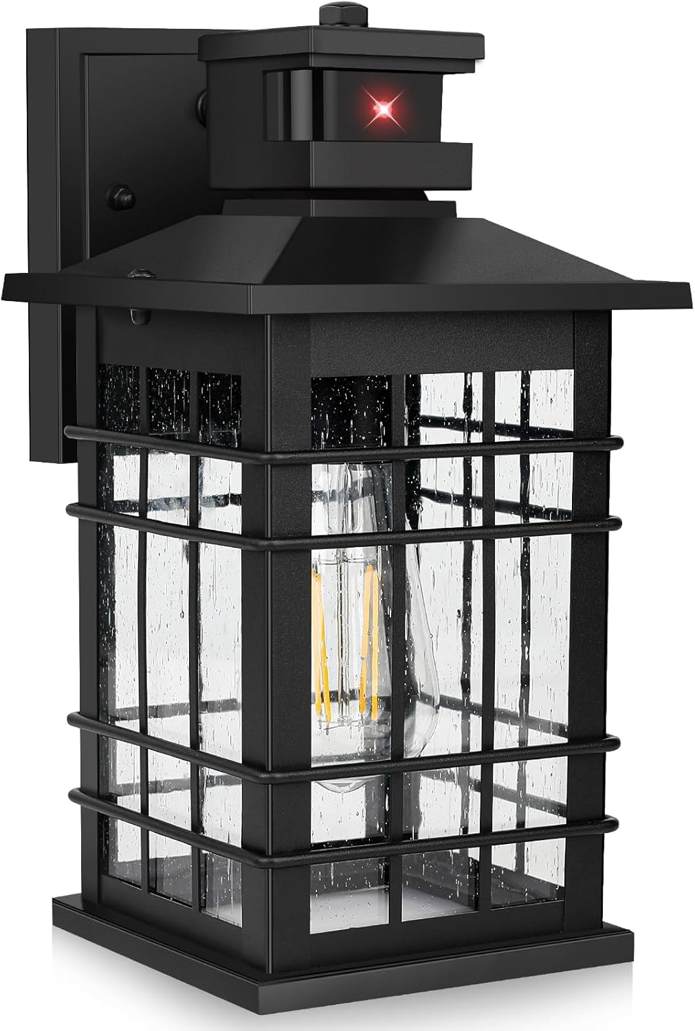 Upgraded Motion Sensor Outdoor Wall Light, Dusk to Dawn Outside Porch ...