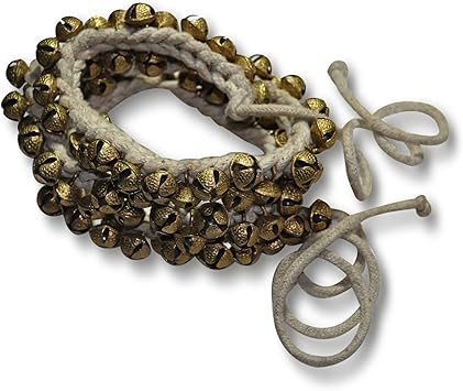 Amazon.com: Kathak Ghungroo Pair, (100+100) Bells Tied with Cotton Cord ...