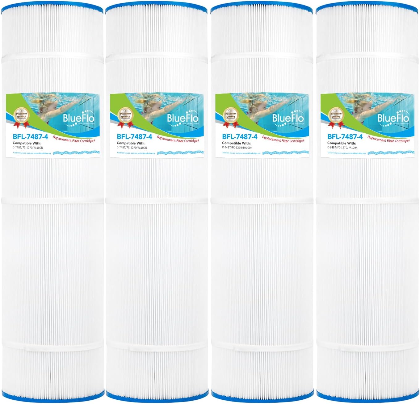 Amazon.com : 4Pack Pool Filter Cartridge Replacement For Unicel C-7488 ...