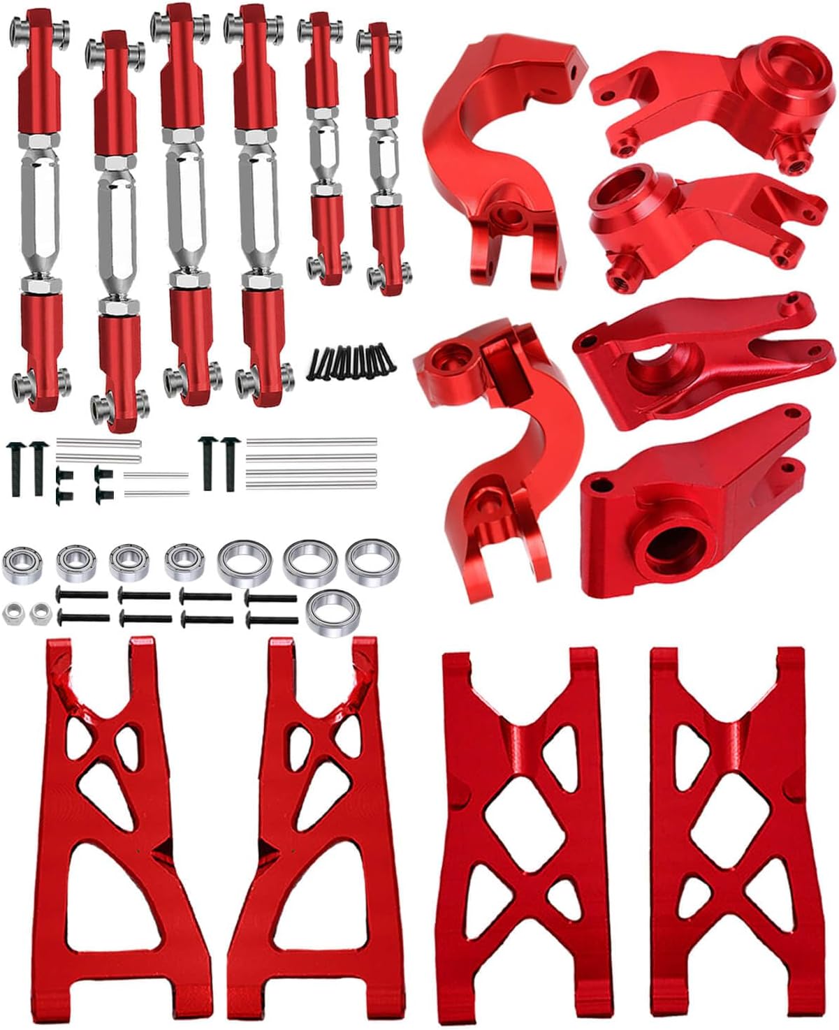 Amazon.com: hopsupRC Upgrades Part for 1/10 Senton/Granite MEGA550 4X4,Alloy Suspension A Arms ...