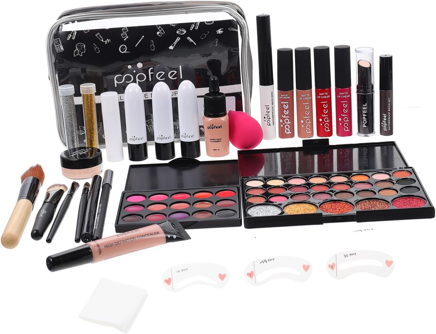 Amazon.com : Melearch Makeup Kit All-in-one Girls Makeup Gift Set for ...