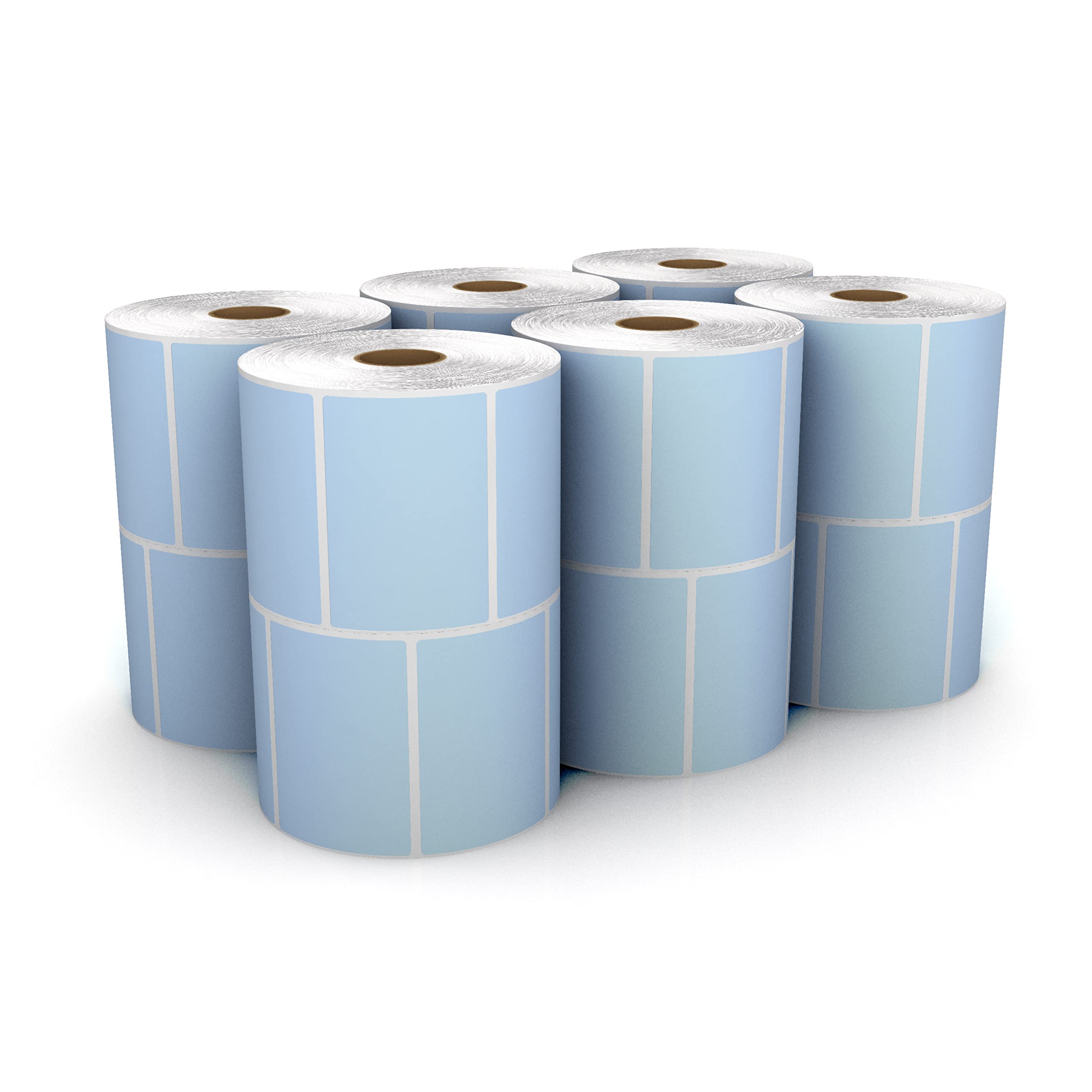 Amazon.com : 3” X 2" Direct Thermal Perforated Stickers Labels for ...