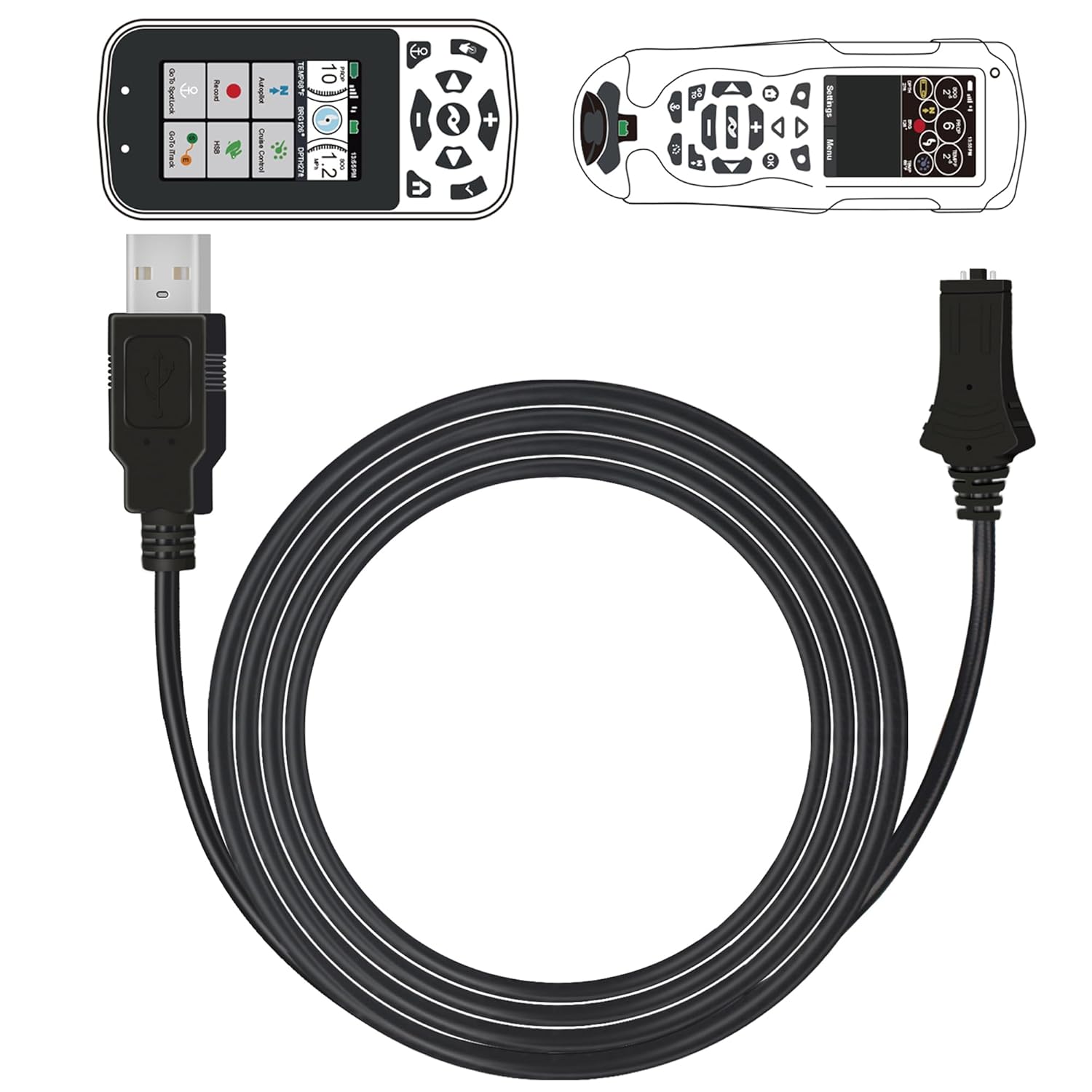 Amazon.com: PICEBOM #1866460 Remote Charging Cable, Compatible with i ...