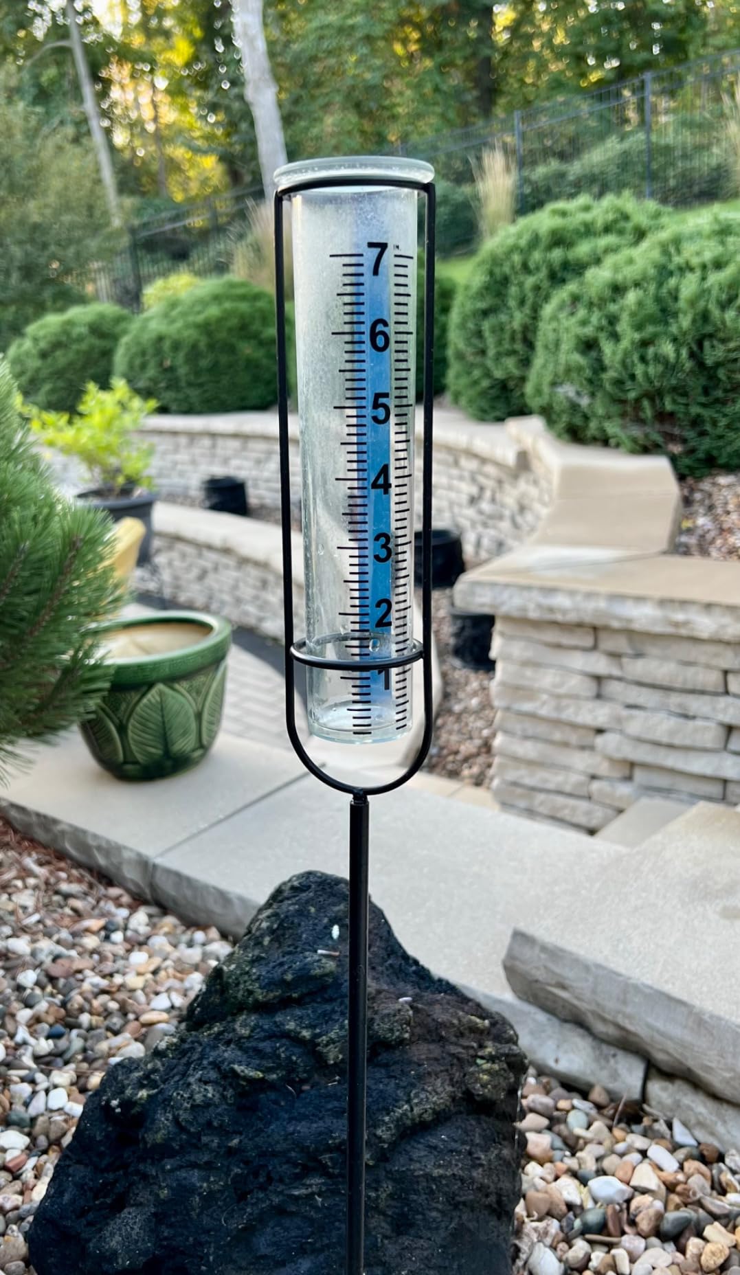 $3/mo - Finance JMBay Rain Gauge Outdoor with Thermometer, Rain Gauges ...