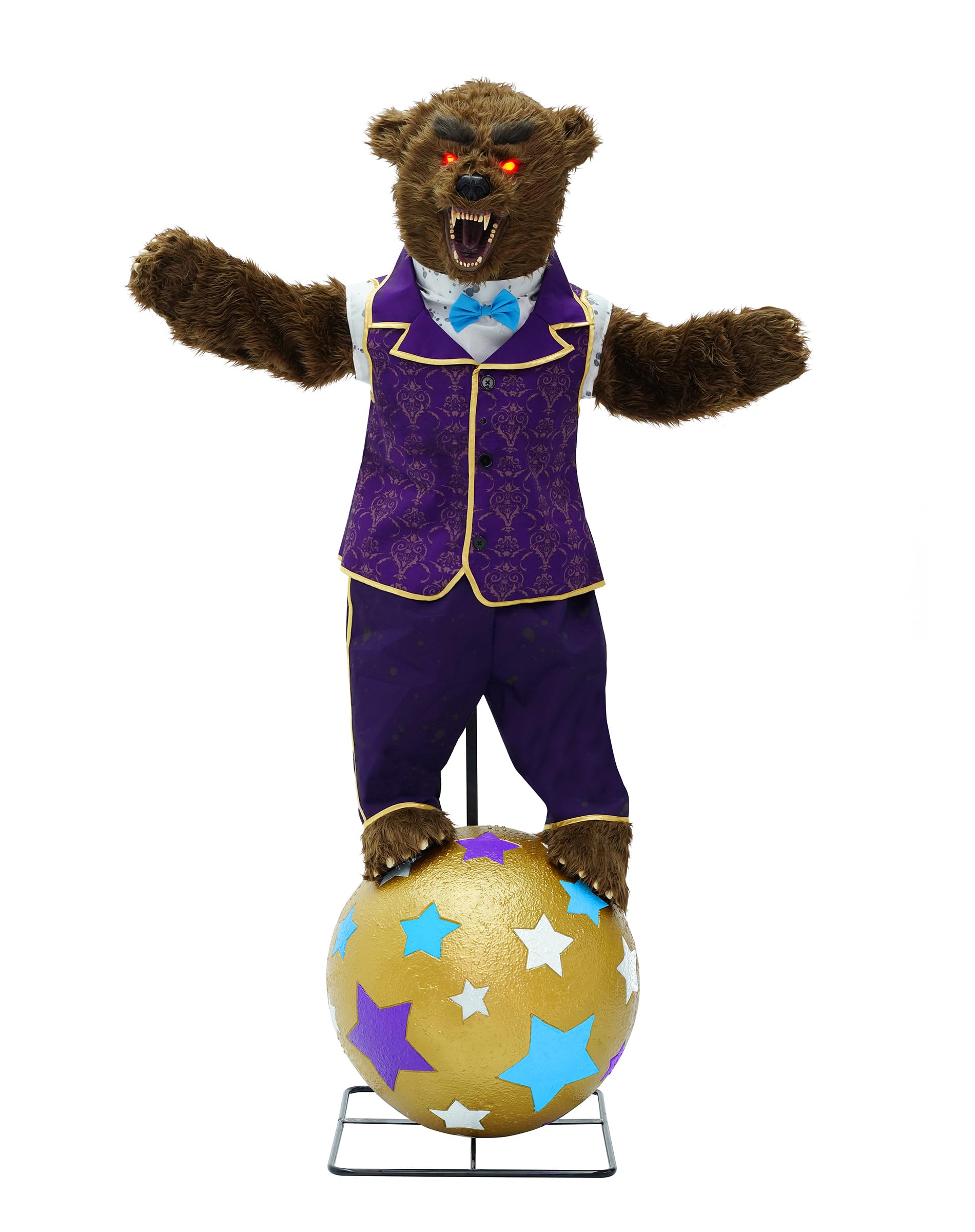 Amazon.com : Spirit Halloween 6 Ft Barnaby The Bear Animatronic | Decorations | Animated ...
