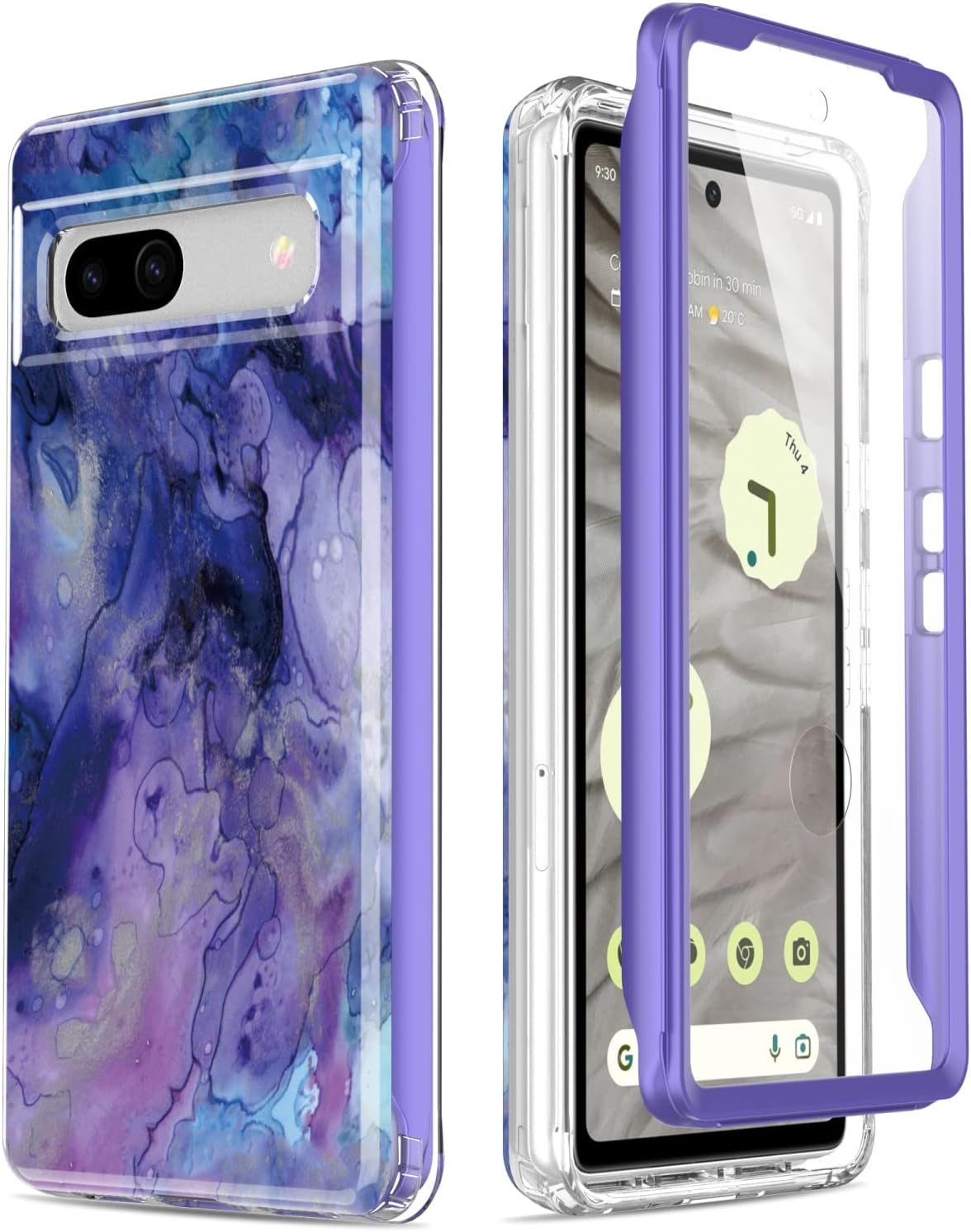 Amazon.com: Esdot for Google Pixel 7A Case with Built-in Screen ...