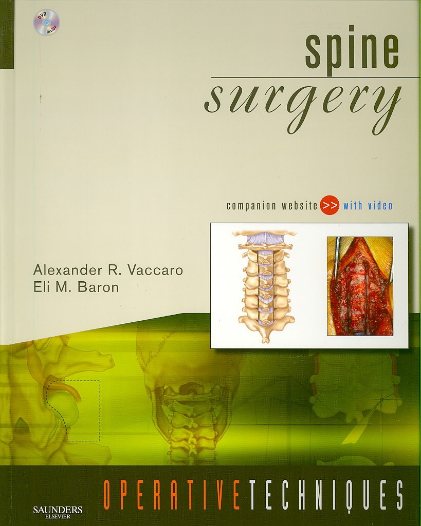 Operative Techniques: Spine Surgery: Book, Website and DVD ...
