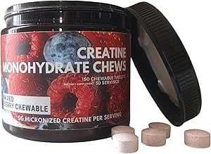Amazon.com: Ketostat Creatine Tablet Chews 150ct 5G Micronized ...