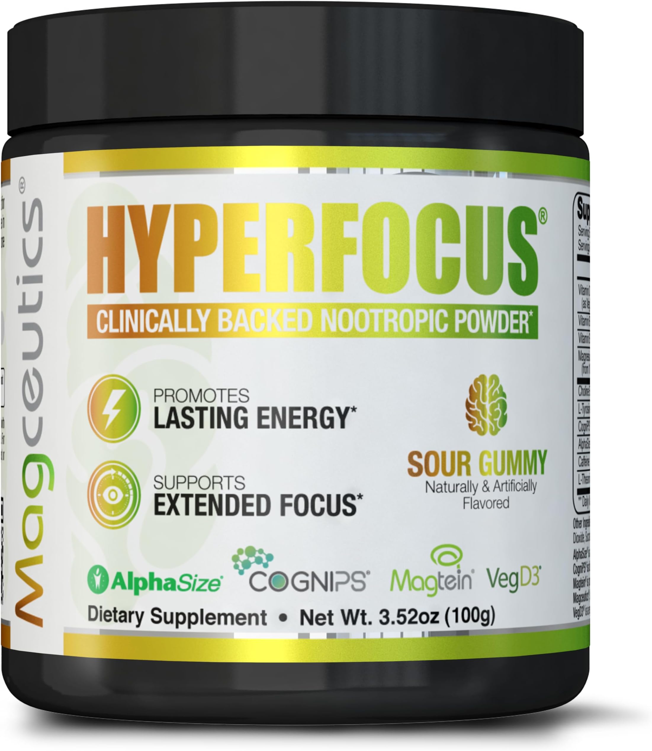 Amazon.com: Magceutics Hyperfocus 10-in-1 Nootropic Brain Supplement ...