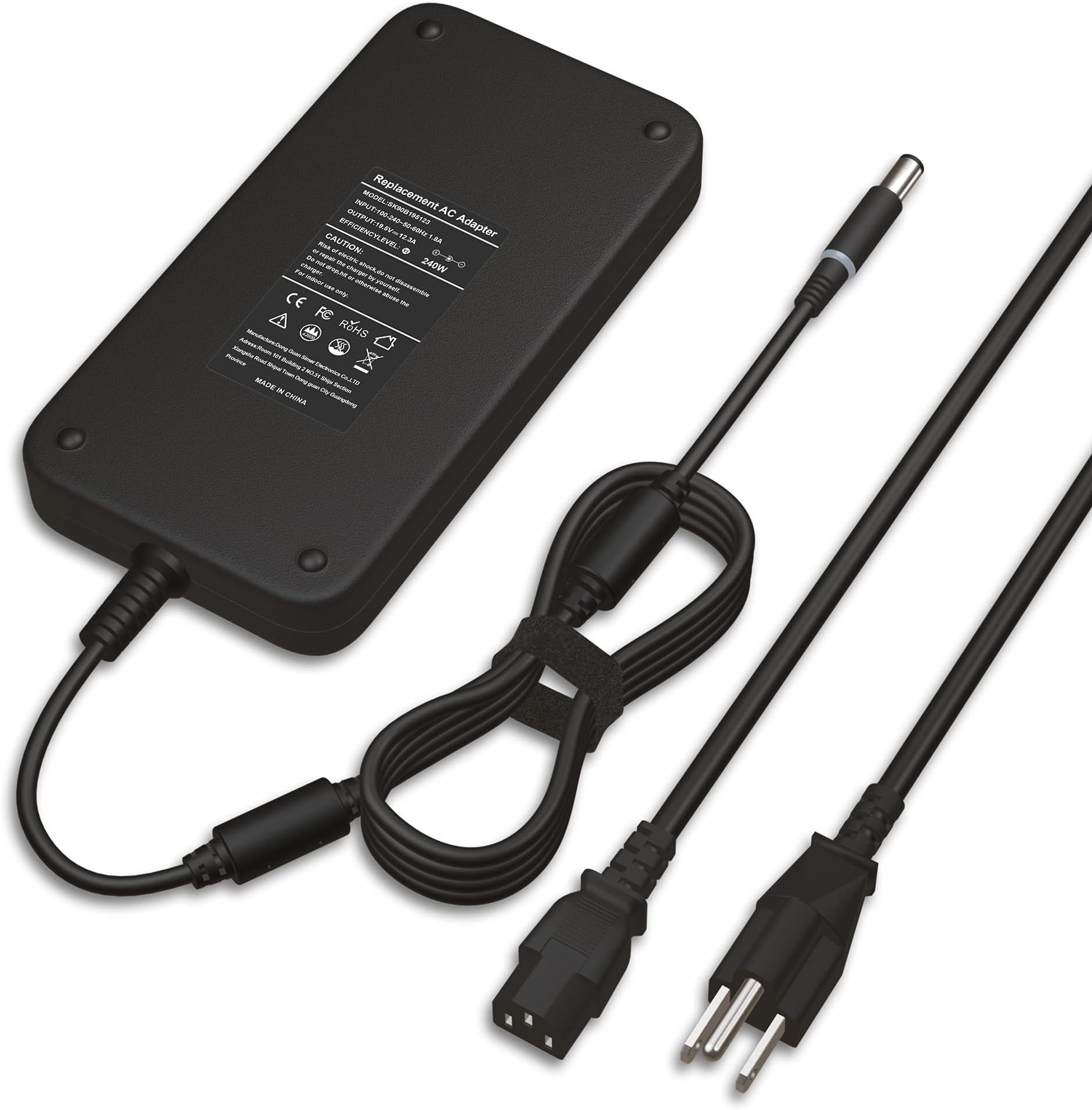 Amazon.com: 240W 180W AC Adapter Laptop Charger Compatible with Dell ...