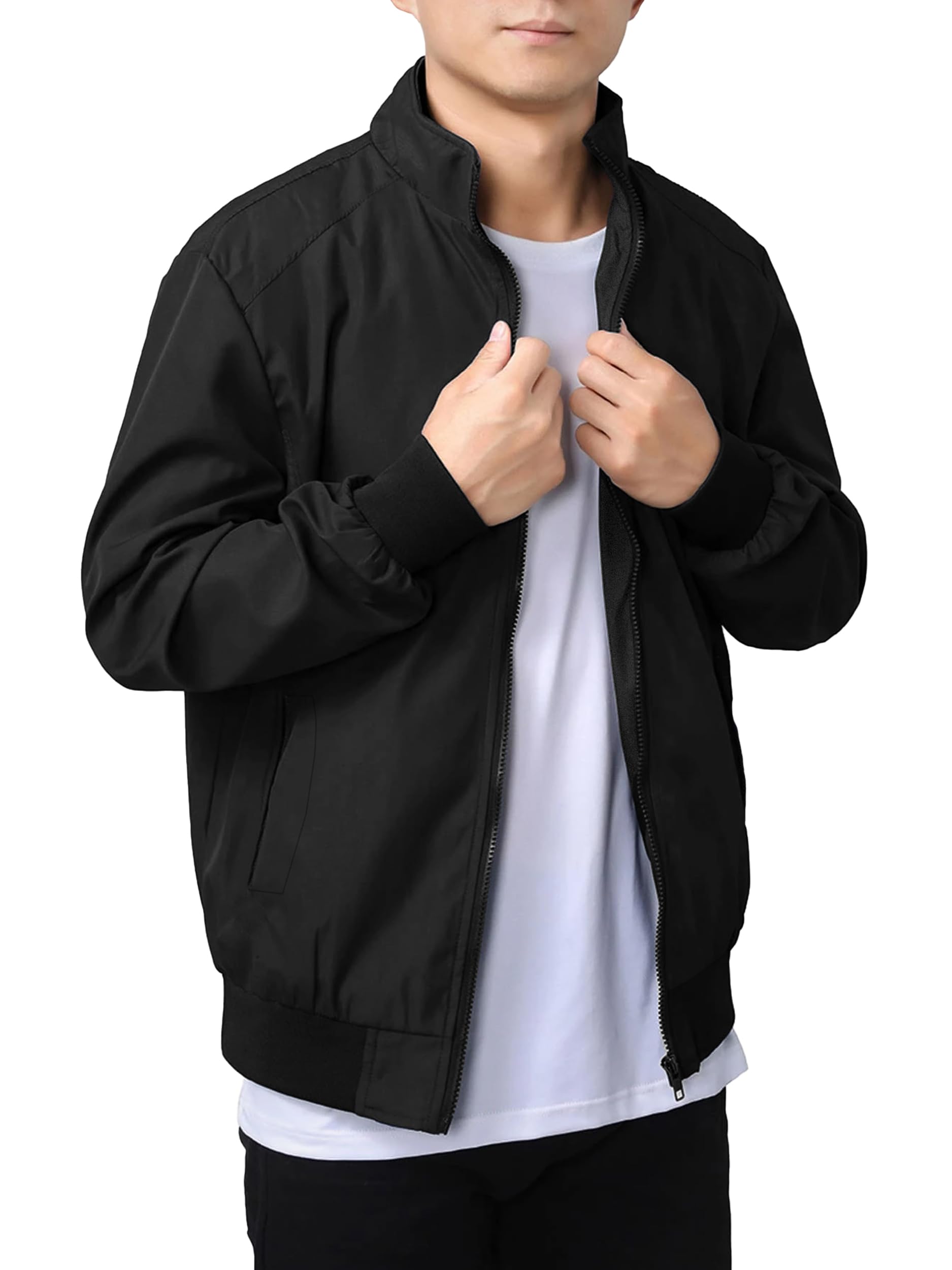 Buy Noble Monk Bomber Jacket For Men | Mens Quilted standard length ...