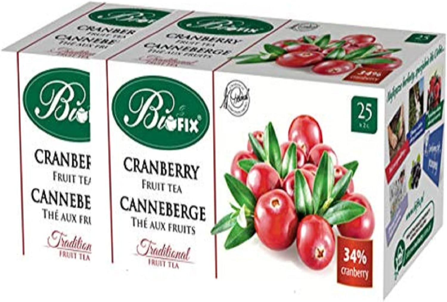 Biofix Classic Cranberry Tea 25x2g (Pack of 2) : Amazon.ca: Grocery ...
