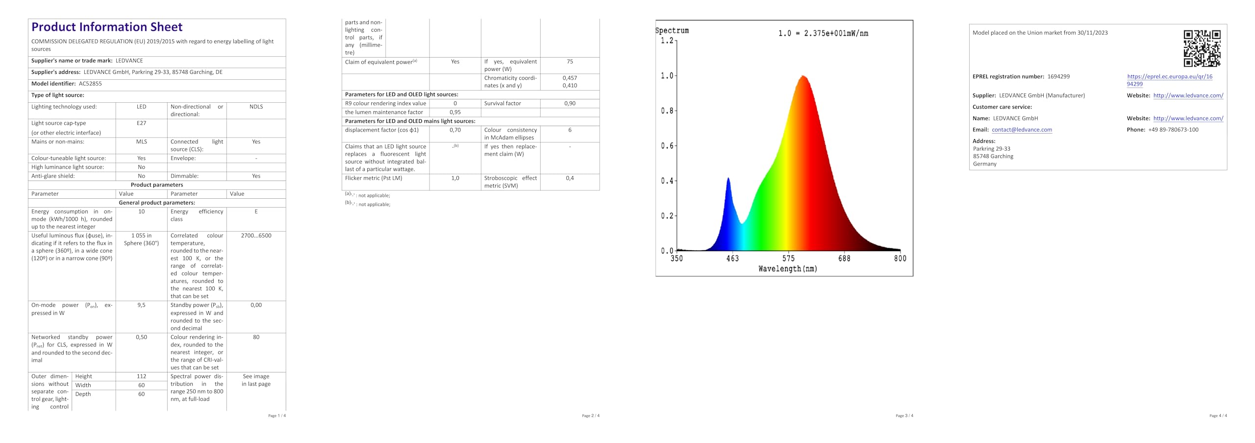 Frank Olsen INTELLAMP-LED-GREY Gloss Grey Lamp Table with LED Lighting ...