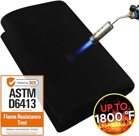 Amazon.com: Matace 40x40 Inch Large Fireproof Welding Blanket & Pad ...