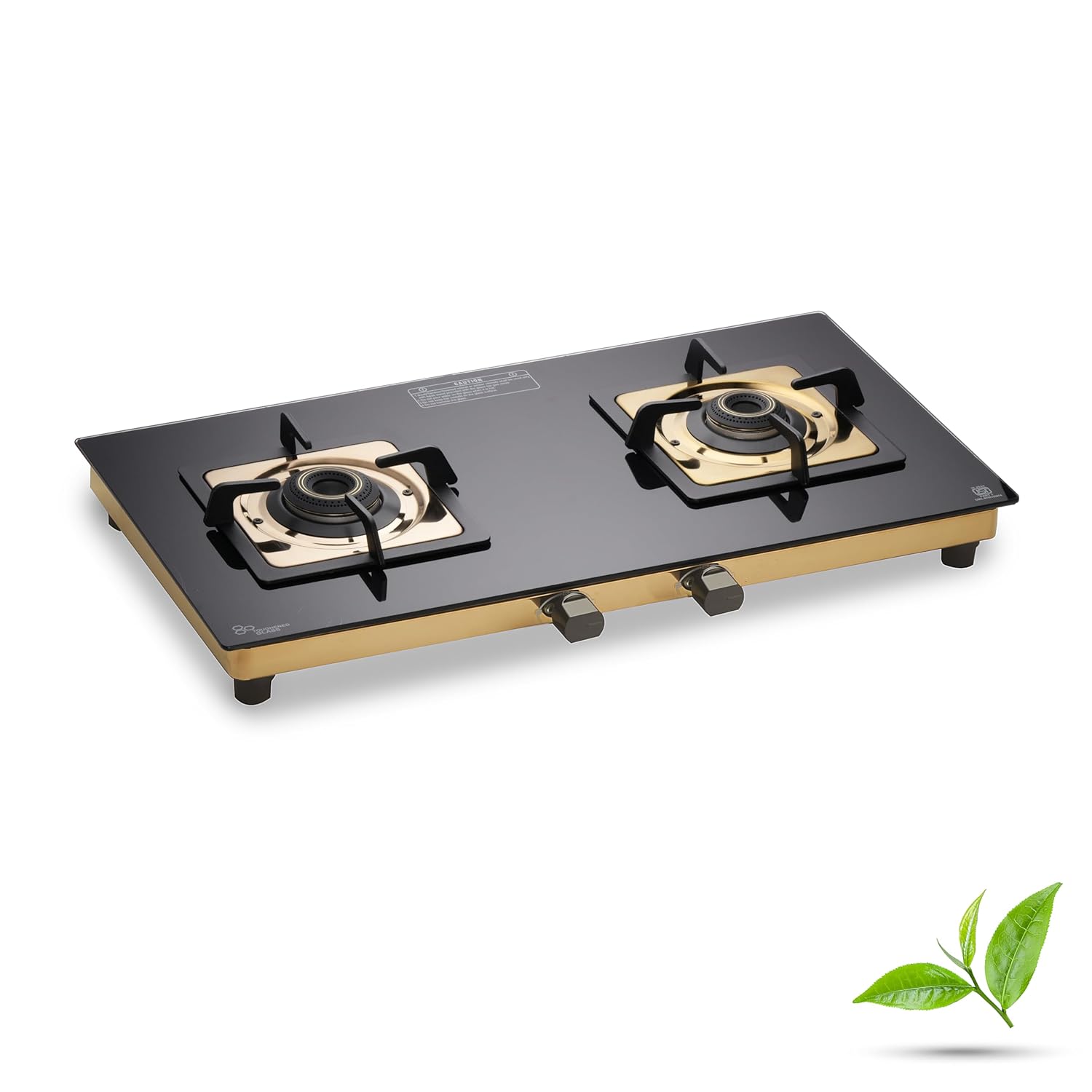 Urban Chef Gas Stove 2 Burners Tempered Glass | ISI Certified 2 Burner ...