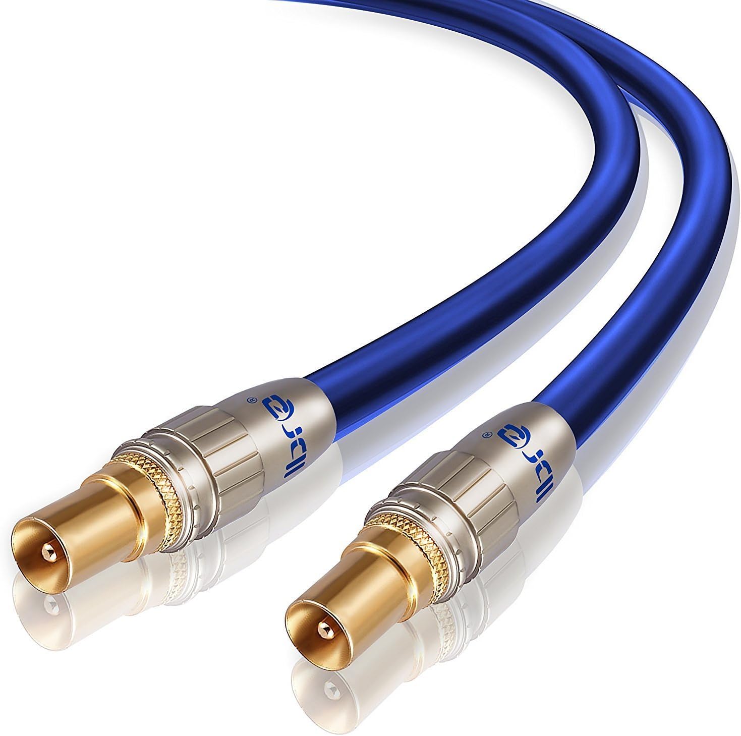BlueRigger RG6 Digital Coaxial Audio Video Cable (3M, Male F Type ...