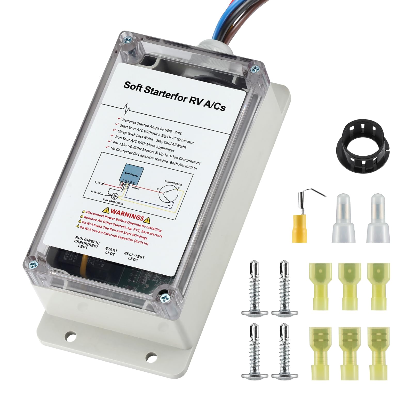 Snapklik.com : ACLONG Soft Start For RV Air Conditioner AC Soft Start ...
