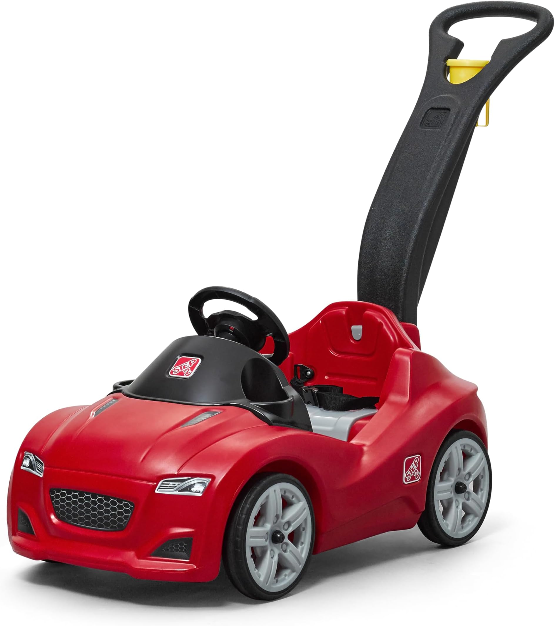 Step2 Whisper Ride Cruiser, Single Seater Kids Push Car, Easy to Store ...