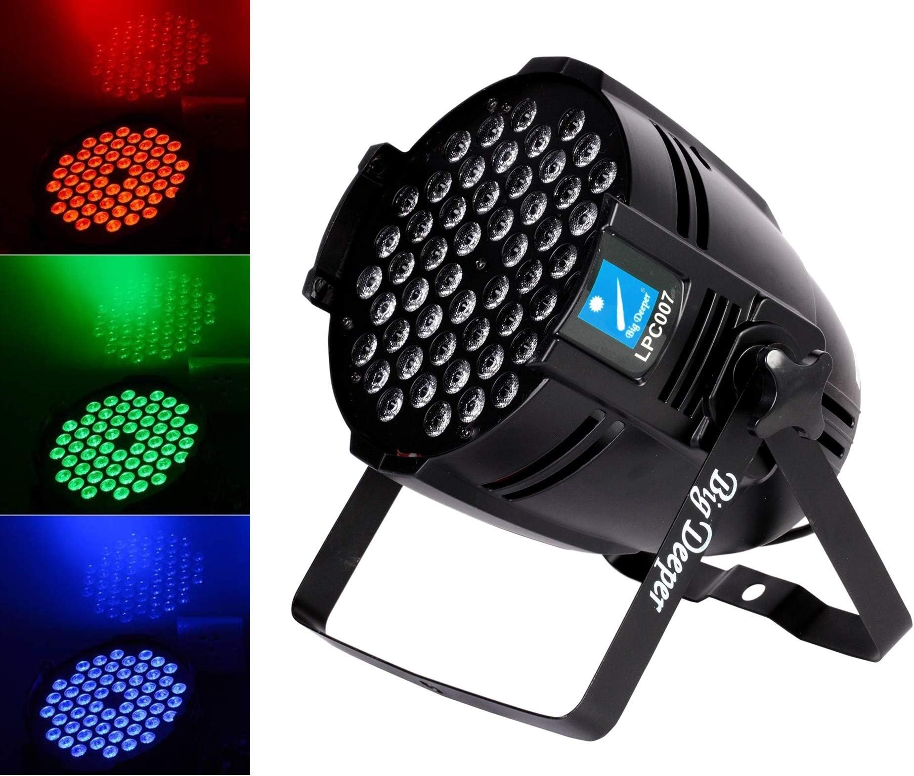 Big Deeper LPC007 Led Par Light 3W X 54 RGB (3 in 1) LEDs for DJ Disco ...