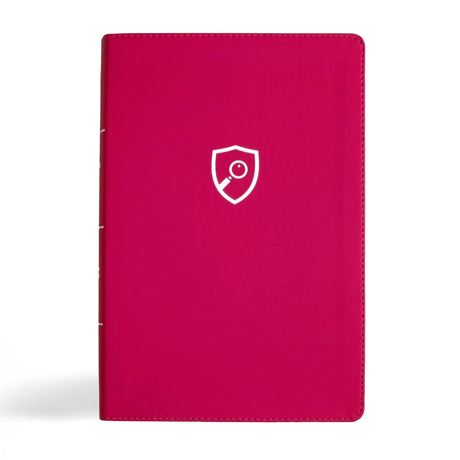 CSB Defend Your Faith Bible, Pink LeatherTouch, Red Letter, Full-Color ...