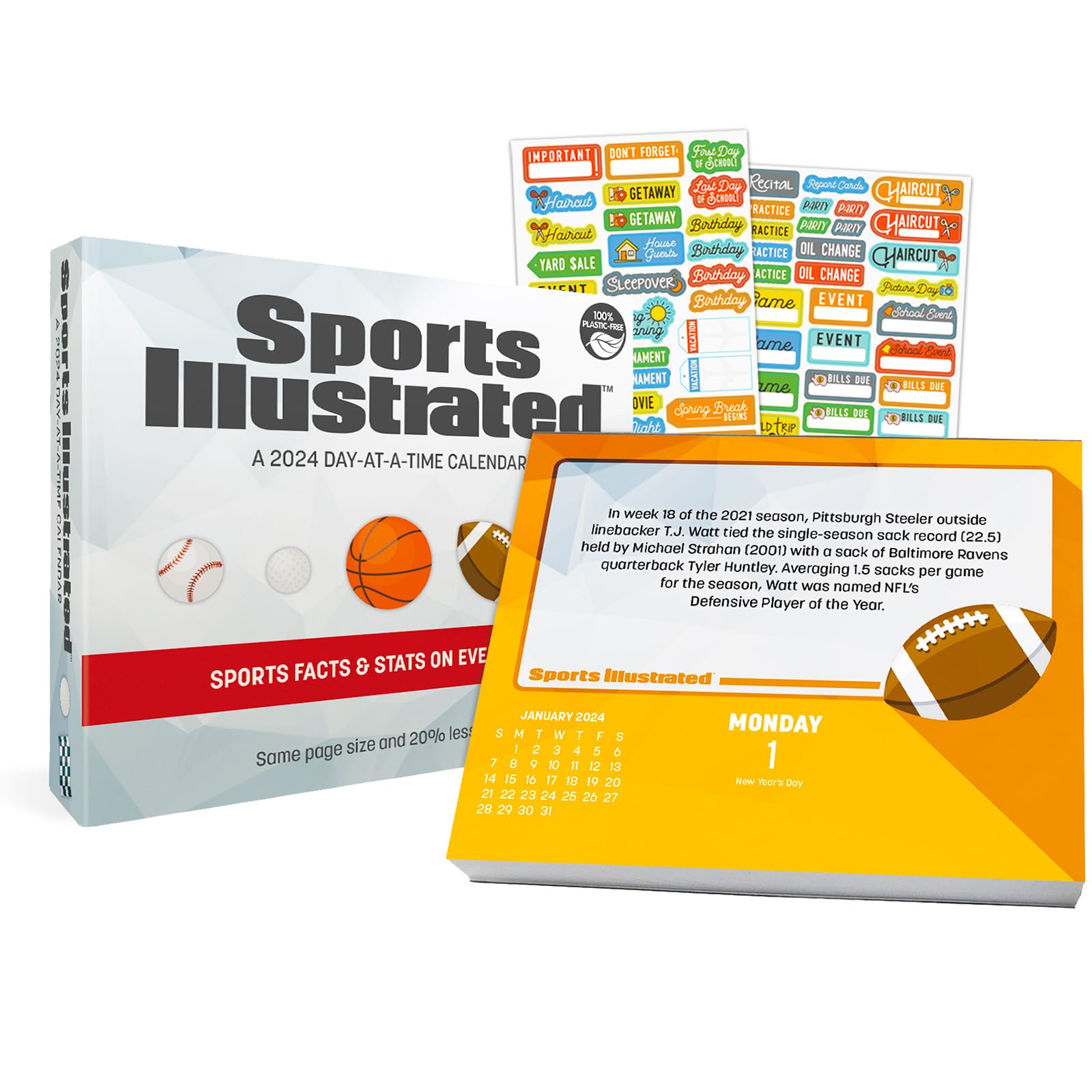 Sports Illustrated Sports 2024 Calendar Box Edition Bundle Deluxe 2024 ...