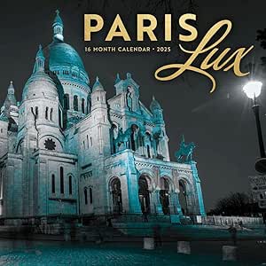 Amazon.com: Carousel Calendars, Paris Lux 2025 Mini Wall Calendar ...