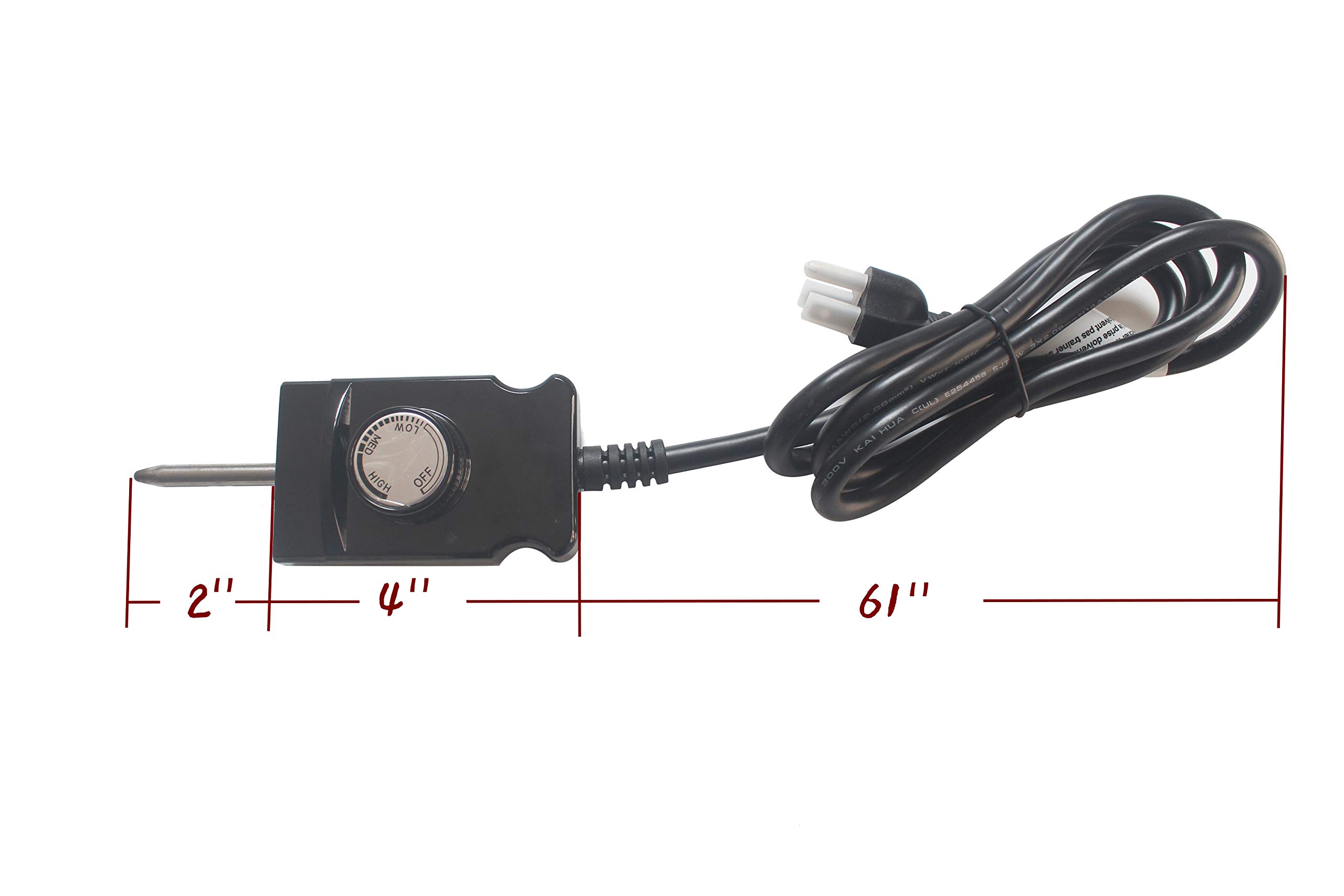 Electric Smoker Masterbuilt Smoker Cover Adjustable Thermostat ...