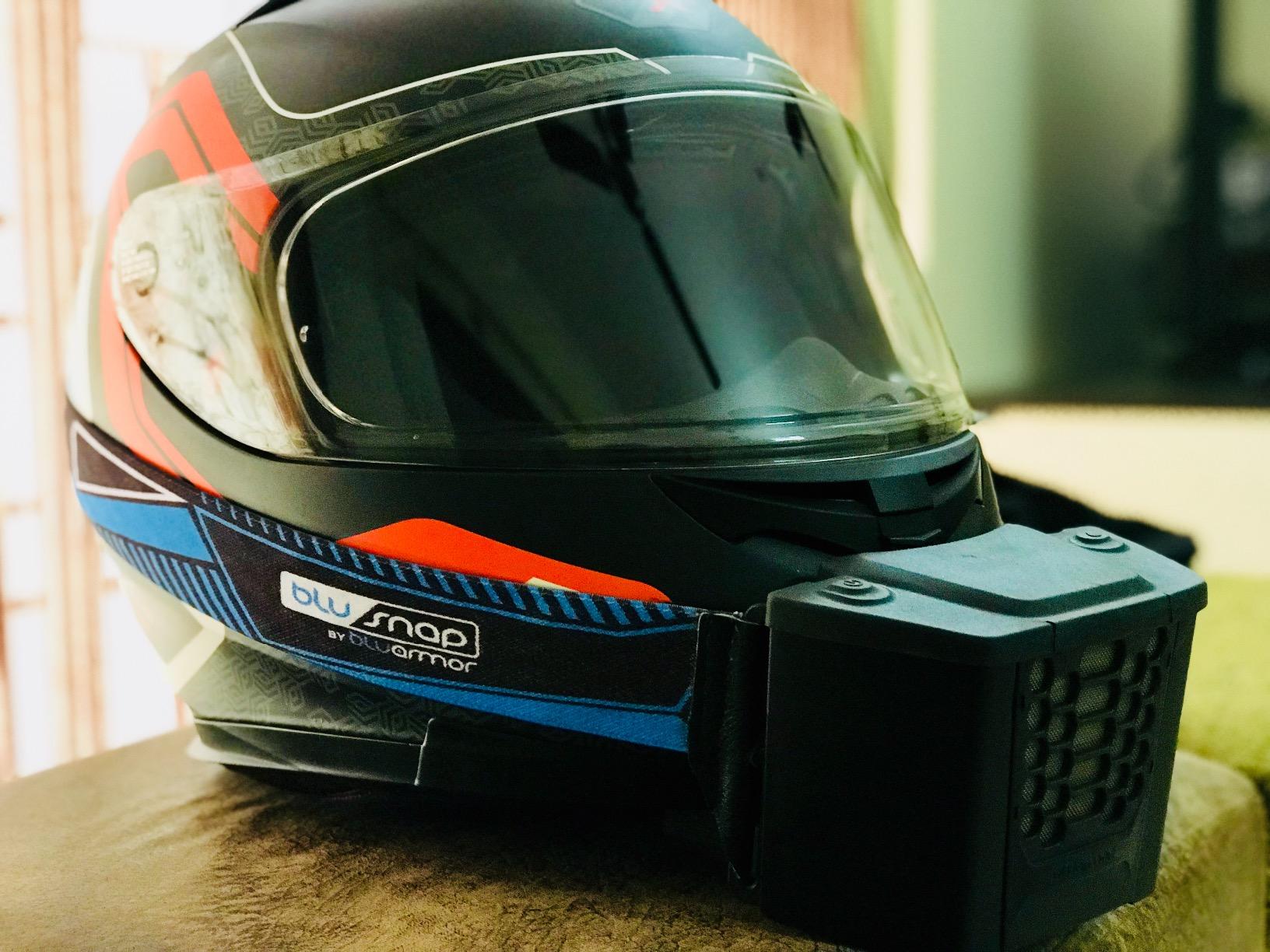Bluarmor Premium Detachable Helmet Cooler (Space Dust) : Amazon.in: Car ...
