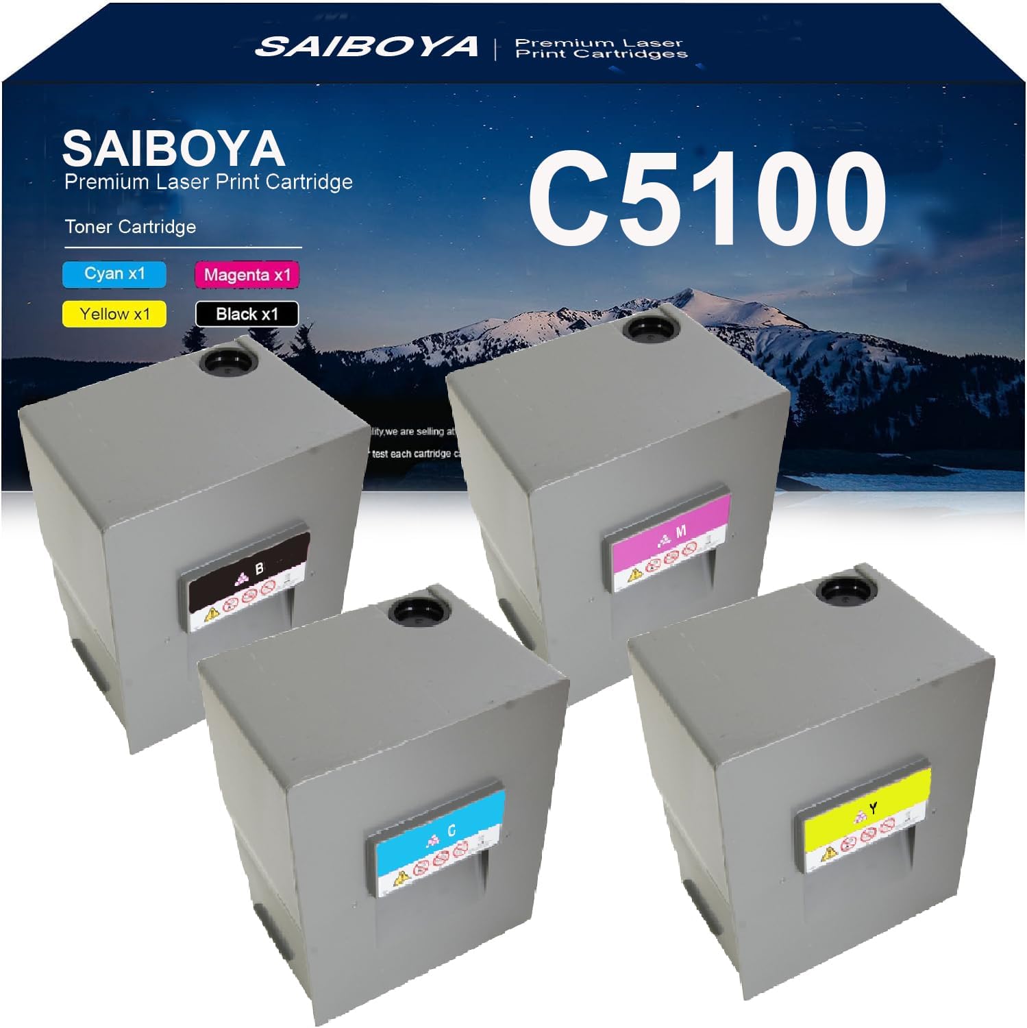 Amazon.com: SAIBOYA Pro C5100 Extra High Capacity Toner Cartridge ...