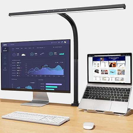 Ksunun Double Head LED Desk Lamp Modern Architect Desk Lamp for Monitor ...