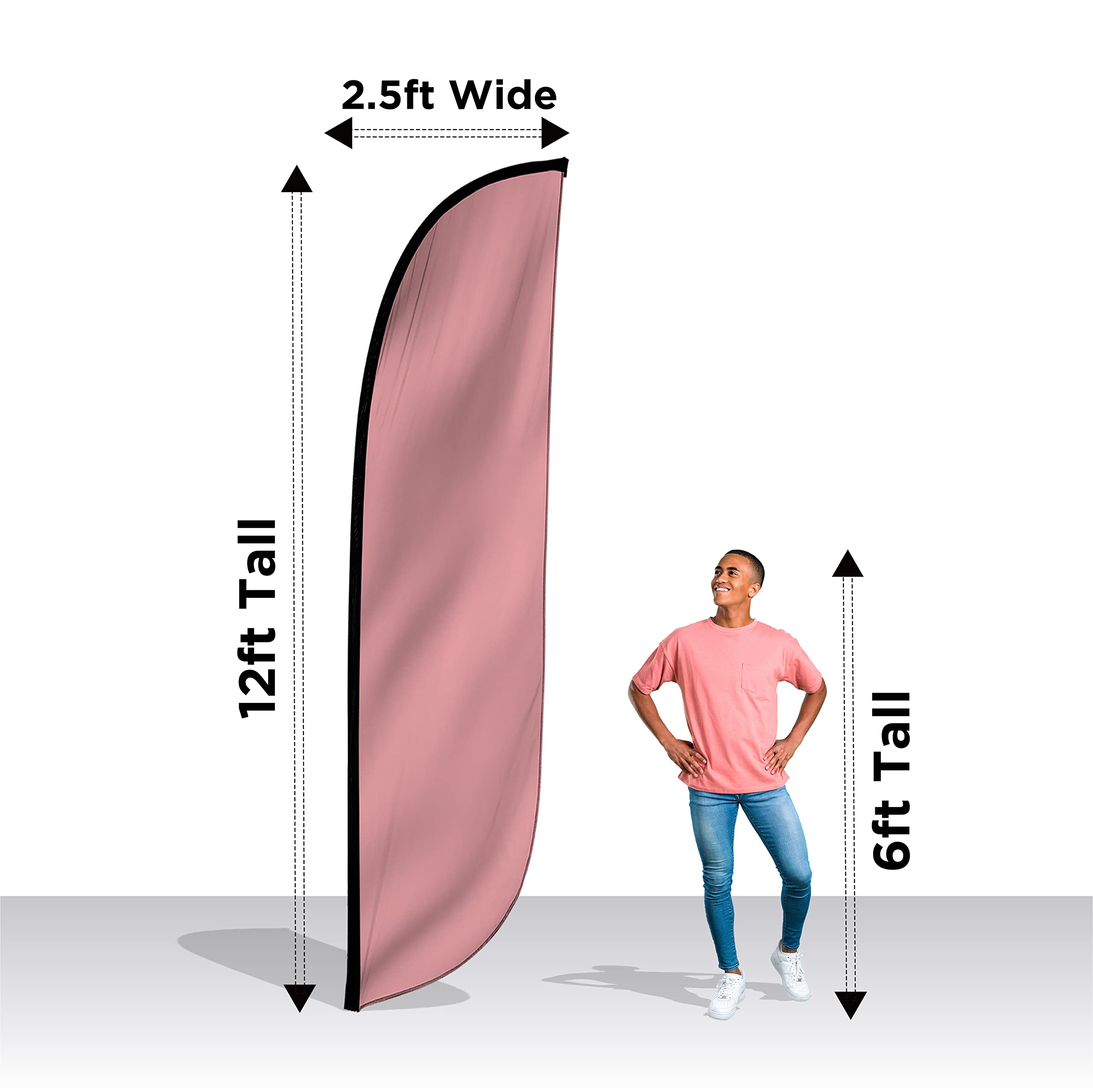 Snapklik.com : LookOurWay Feather Flag Banner - 12 Feet Tall ...